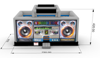 Inflatable Boom Box Bounce House – inflatableisland.co
