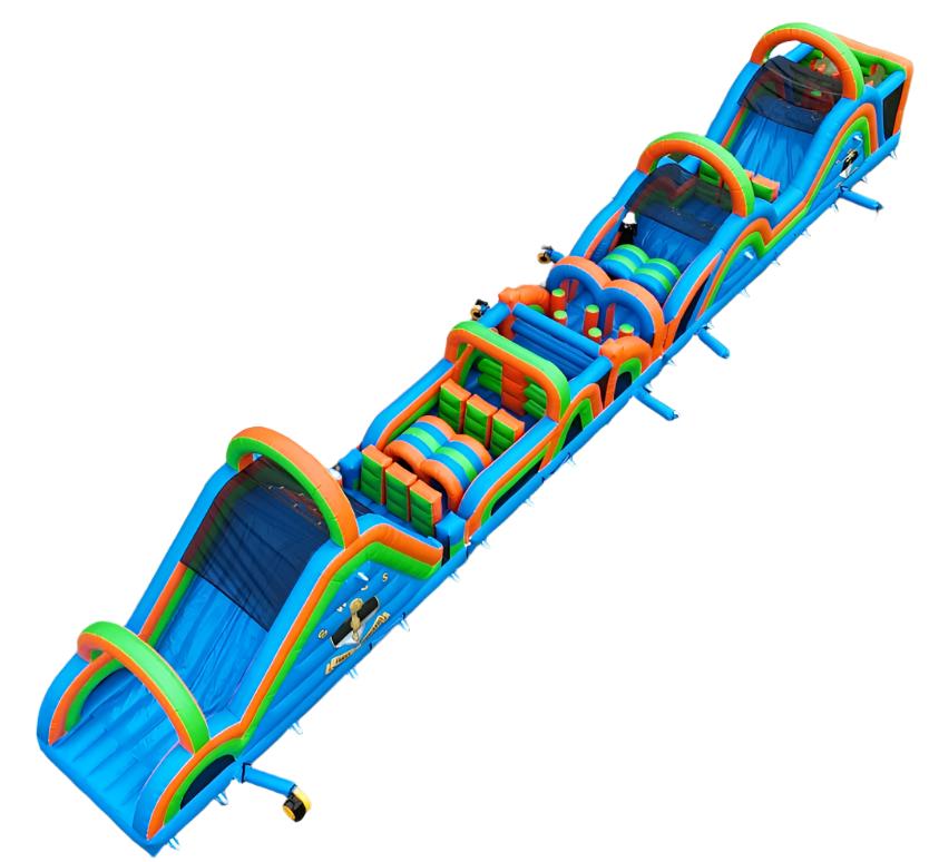90ft HUGE Inflatable Obstacle Course – inflatableisland.co