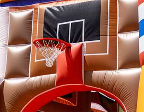 Basketball Bounce House With Hoop – inflatableisland.co
