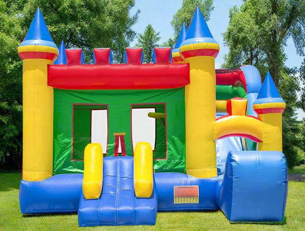 Bouncing Castle Kingdom With Slide – inflatableisland.co