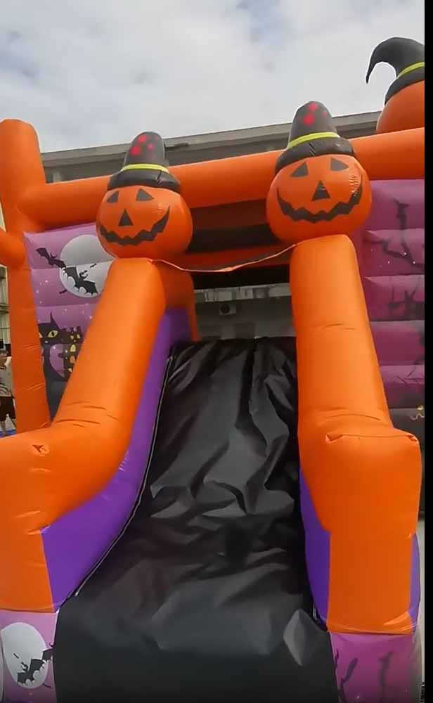 Halloween Bounce House With Slide – inflatableisland.co