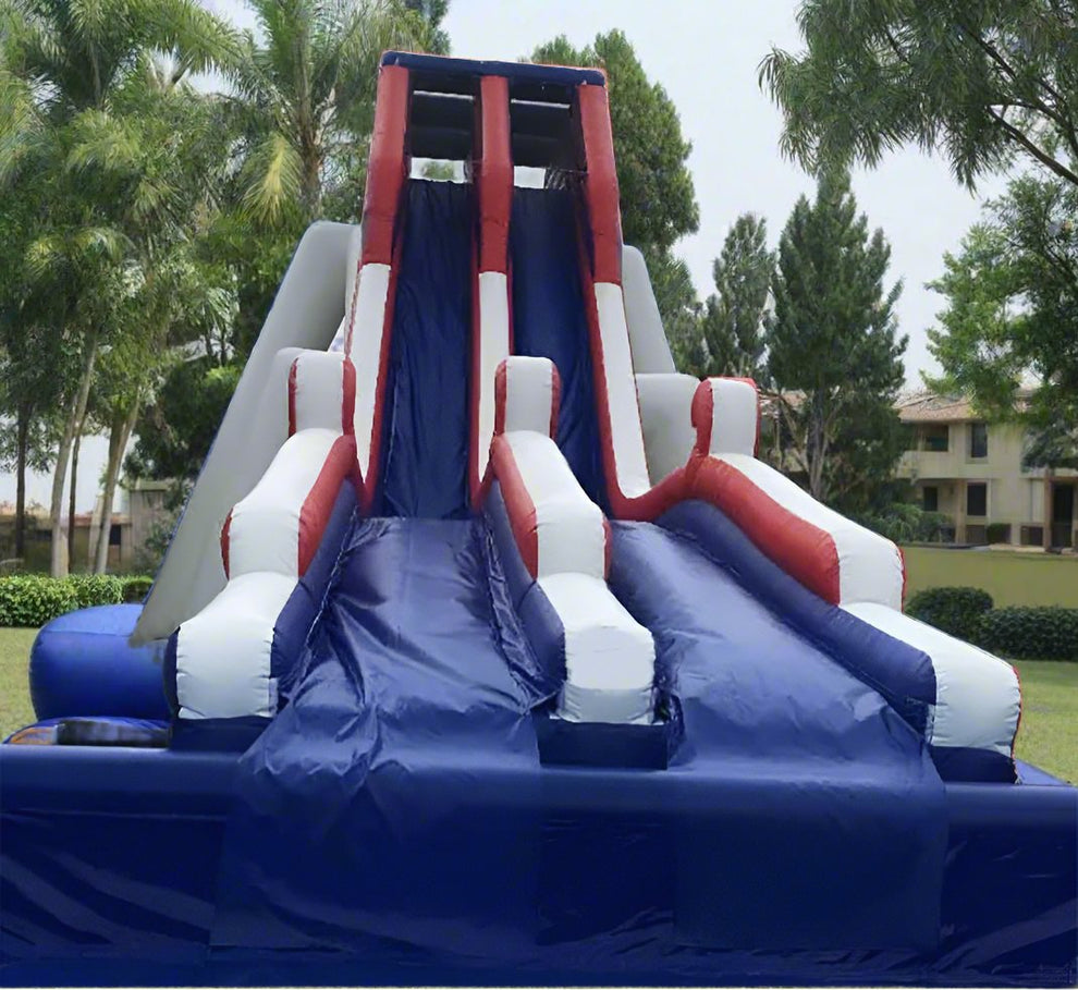 Huge Inflatable Water Slide With Pool – inflatableisland.co