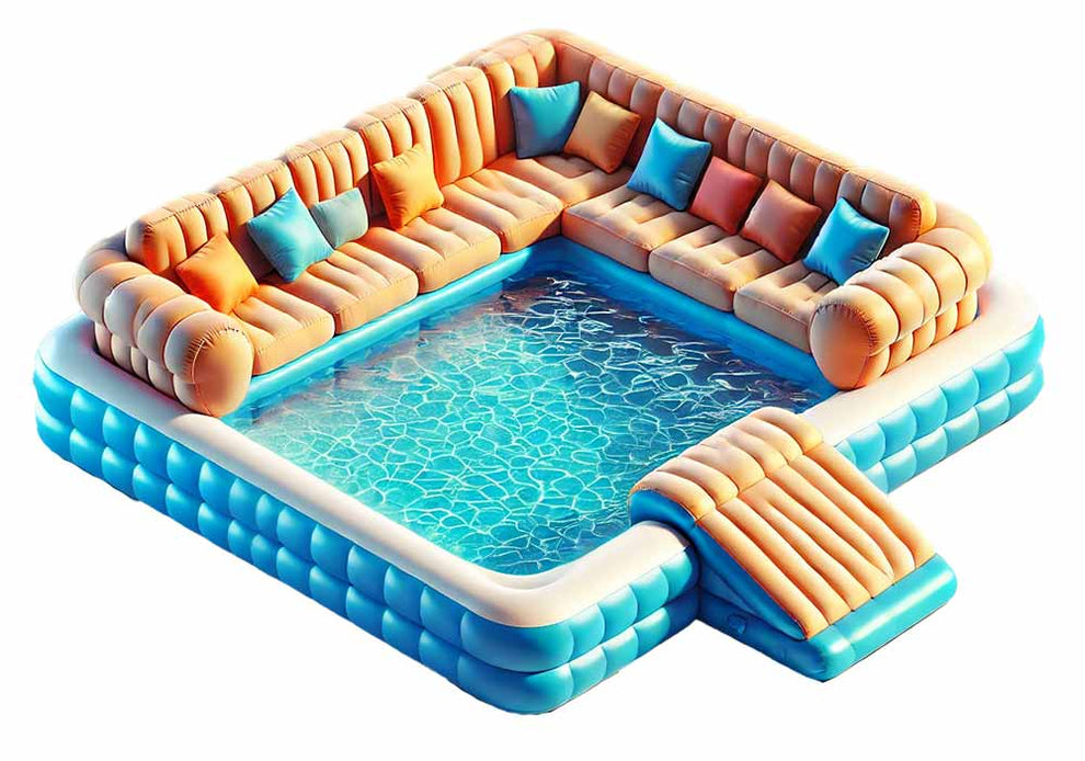 Large Inflatable Sofa Pool For Sale – inflatableisland.co