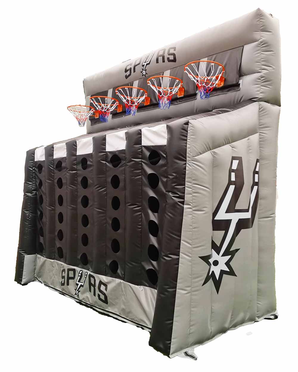 5 Hoop Inflatable Basketball Game Connect 4 – inflatableisland.co