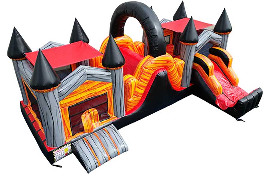 Obstacle Course Bounce House Combo – inflatableisland.co