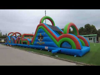 90ft HUGE Inflatable Obstacle Course – inflatableisland.co