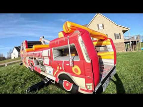 Inflatable Fire Truck Obstacle Course – inflatableisland.co