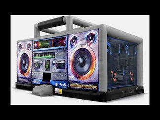 Inflatable Boom Box Bounce House – inflatableisland.co