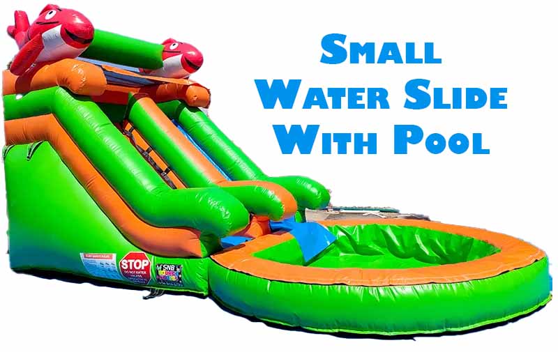 Small Water Slide With Pool – inflatableisland.co